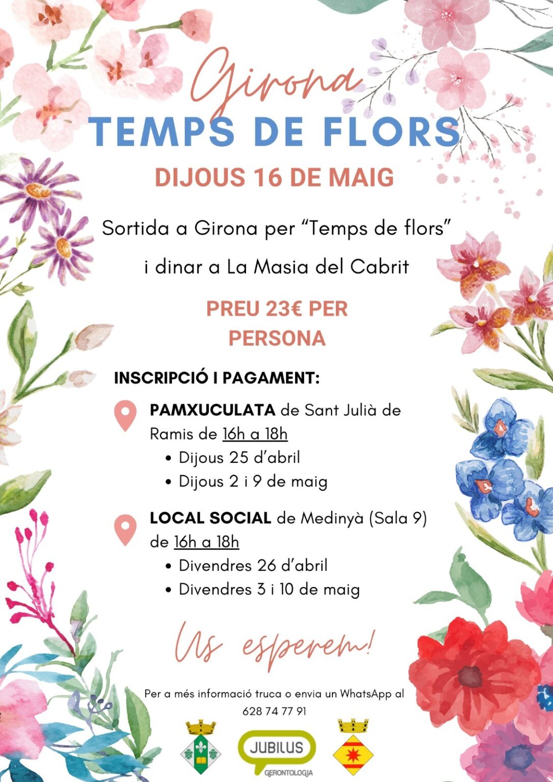 Girona Temps de Flors - Web oficial de l'Ajuntament de Medinyà